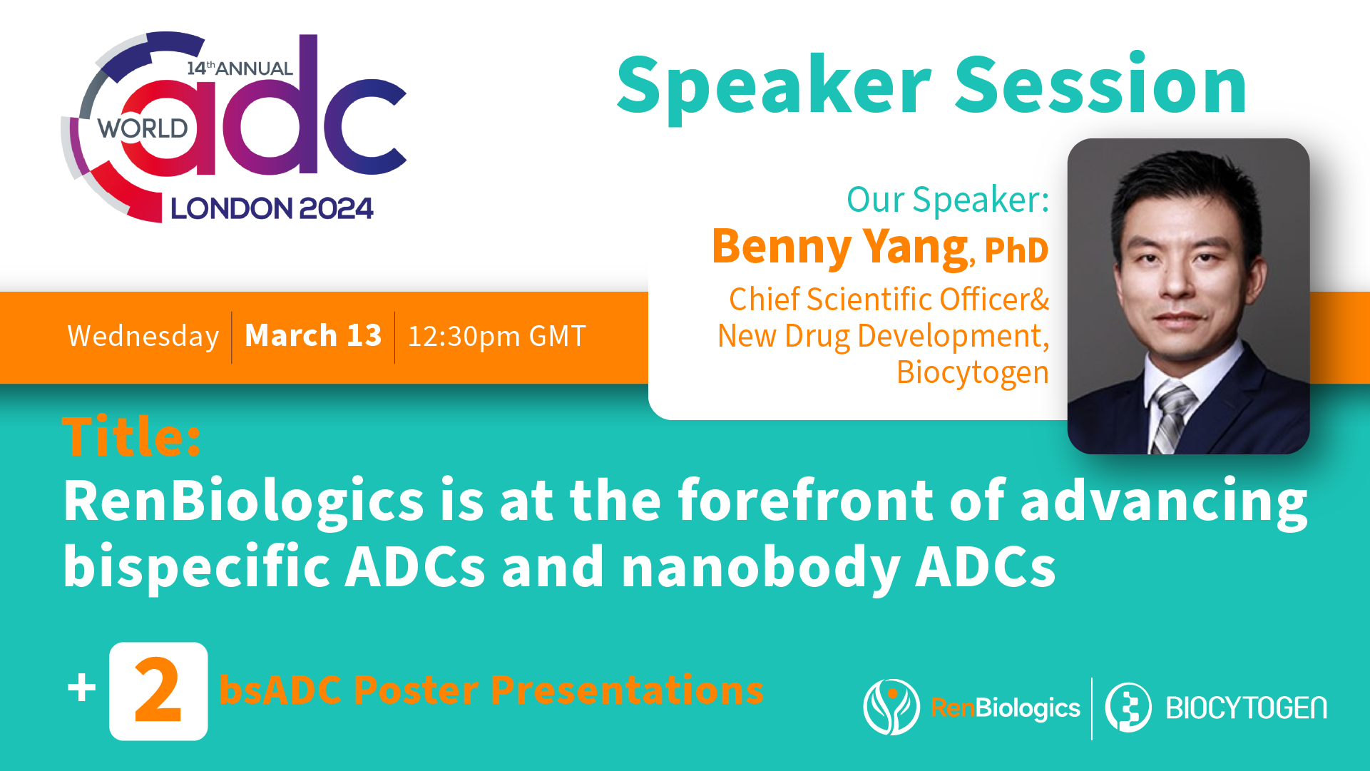 Join us at World ADC London 2024: Mar 13-14