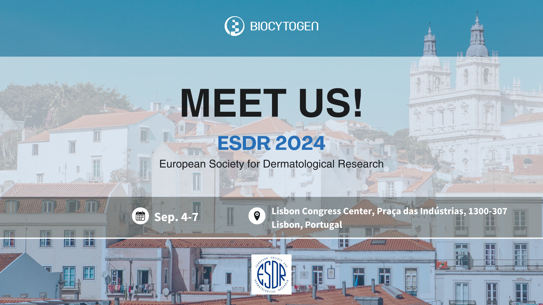 Join BIOCYTOGEN at ESDR annual meeting 2024